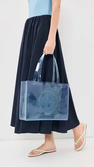 Tory Burch Ella Small Clear Tote