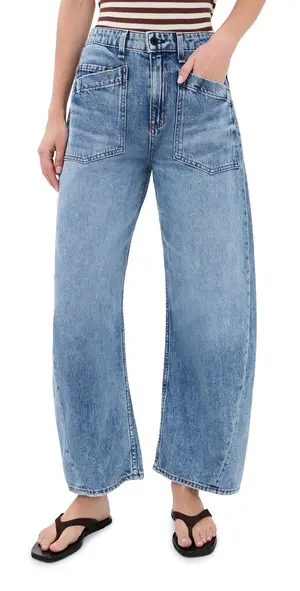 ASKK NY Twisted Barrel Jeans - Oasis