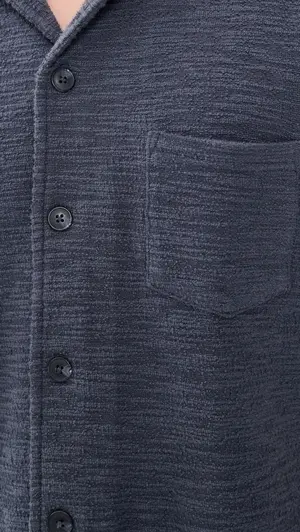 Marine Layer Cam Jacquard Resort Shirt