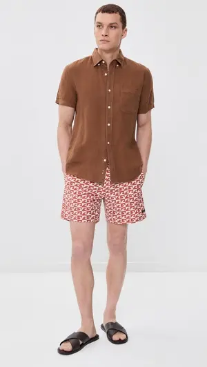 Faherty Brand All Day Swim Trunks 6