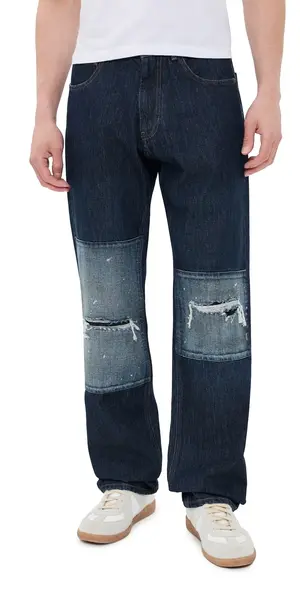 MAISON MARGIELA Workwear Detail Jeans - Blue