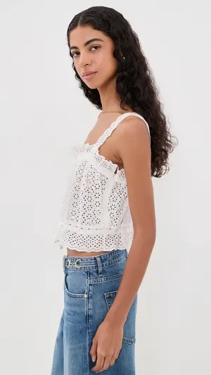 Ulla Johnson Isola Cotton Top