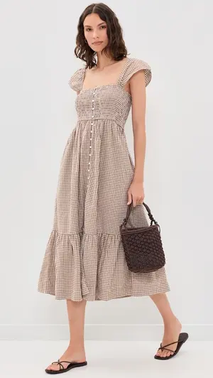 MAREA Celine Gingham Dress