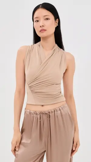 Sablyn Danika High Wrap Tank