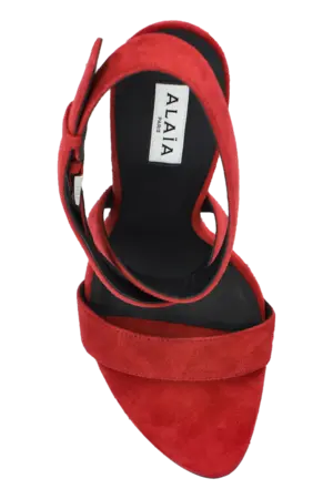 Alaïa Suede Heeled Sandals