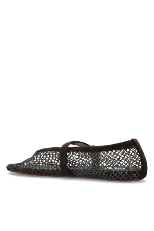 Alaïa Ballet Flats With Shimmering Crystals