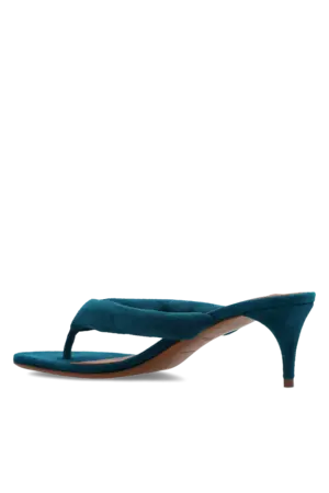 Alaïa Suede Heeled Mules
