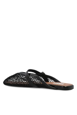 Alaïa Slides With A Strap
