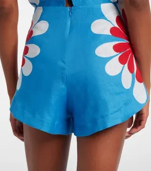 CALA DE LA CRUZ Bahamas Linen Shorts
