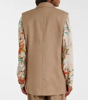 Etro Wool Jacquard Vest