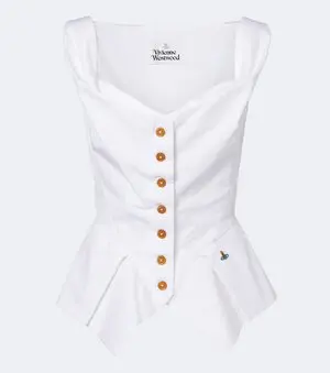 VIVIENNE WESTWOOD Cotton Top - White