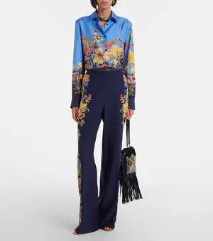 Etro Floral Silk Shirt