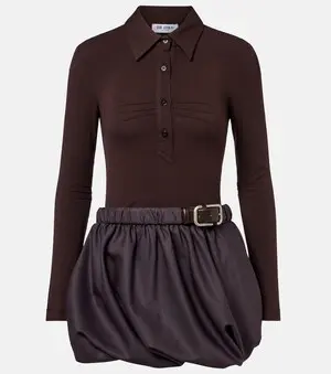 Attico Belted Polo Dress