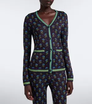Etro Floral Jacquard Cardigan