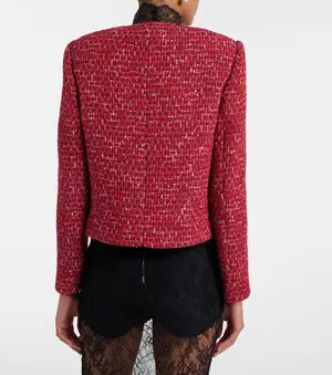 Valentino Garavani Glossy Tweed Jacket - Red