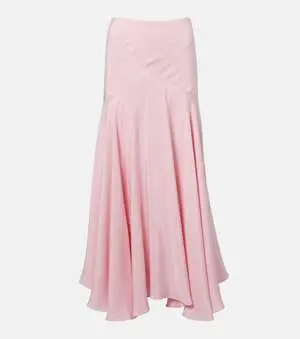 RODARTE Silk Crêpe Midi Skirt