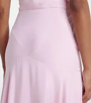 RODARTE Silk Crêpe Midi Skirt