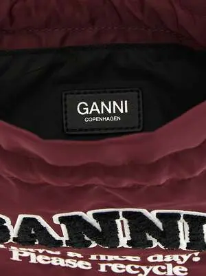 GANNI Embroidered Logo Pouch - Multicolor