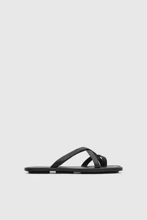 ST. AGNI Soft Strap Slide - Black