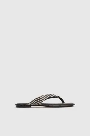 ST. AGNI Opanka Slide Sandals - Savannah