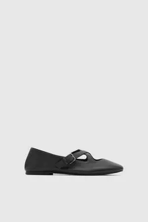 ST. AGNI Ballerina Flat - Black