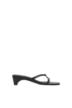 ST. AGNI Multi Strap Heel - Black