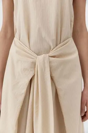 ST. AGNI Pinstripe Relaxed Cocoon Dress