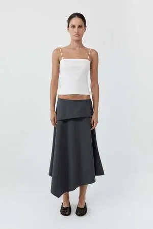 ST. AGNI Organic Cotton Square Neck Cami