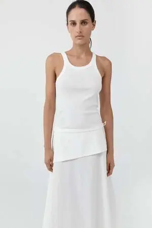 ST. AGNI Organic Cotton Racer Singlet