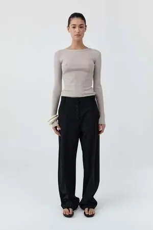 ST. AGNI Baby Wool Long Sleeve Top