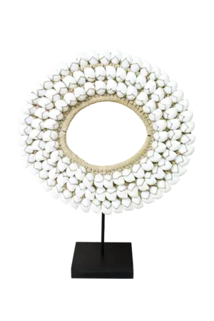 Botanical Boys Neutrals / Handmade Shell Necklace Twenty Six Two - White
