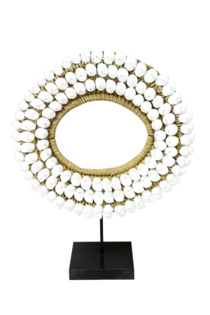 Botanical Boys Neutrals / Handmade Shell Necklace Twenty Six Three - White