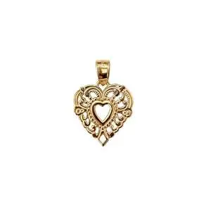ÖUGIE The Heirloom Heart Pendant - Gold