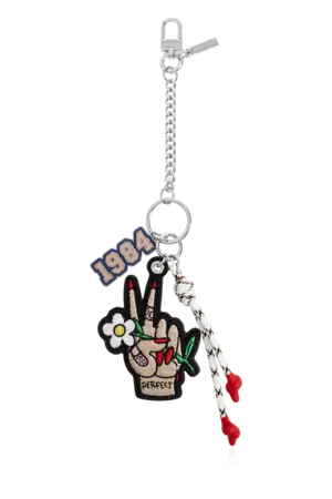 Marc Jacobs Peace Hand Charm Keychain