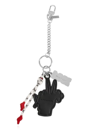 Marc Jacobs Peace Hand Charm Keychain