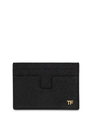 TOM FORD Card Case With A Money Clip - Black
