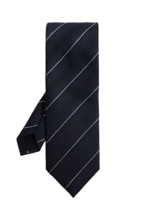 TOM FORD Silk Tie - Navy Blue