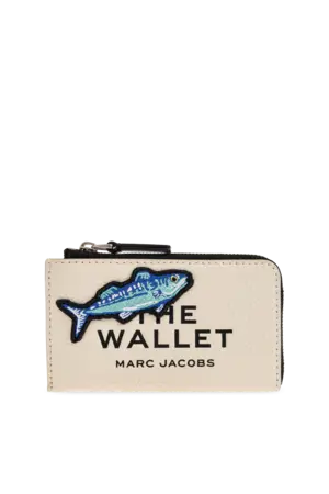 Marc Jacobs Wallet With Patch - Beige