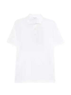 GRAN SASSO Short-sleeve Polo Shirt - White