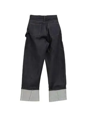 JW Anderson Turned-up Wide-leg Jeans