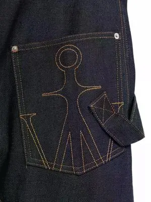 JW Anderson Turned-up Wide-leg Jeans