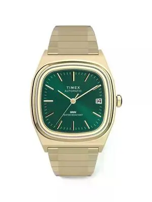 TIMEX 1983 E Line 34mm Watch - Green