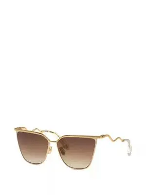 Roberto Cavalli Geometric Cat-eye Sunglasses