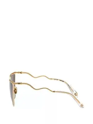 Roberto Cavalli Geometric Cat-eye Sunglasses