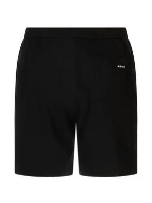 Kiton Embroidered Elasticated Shorts - Black