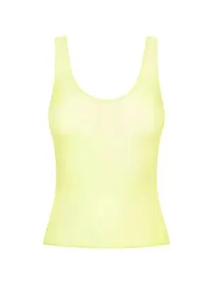 MAISON CLOSE Sheer Racer Back Tank Top