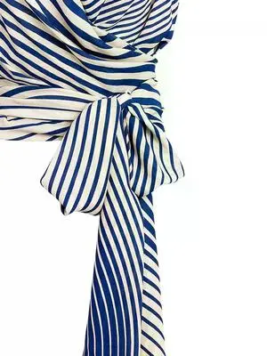 Silvia Tcherassi Joaquina Stripe Print Blouse