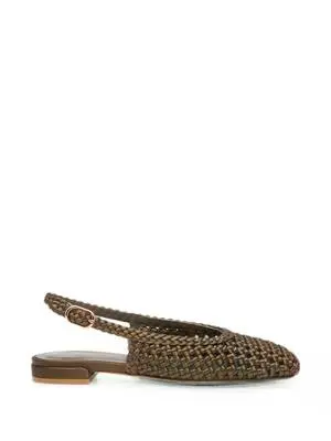 STUART WEITZMAN Marina Woven Slingback Pumps