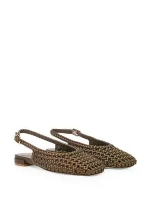 STUART WEITZMAN Marina Woven Slingback Pumps