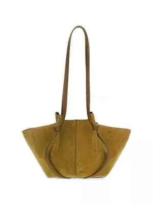 Yuzefi Mochi Suede Shoulder Bag - Brown